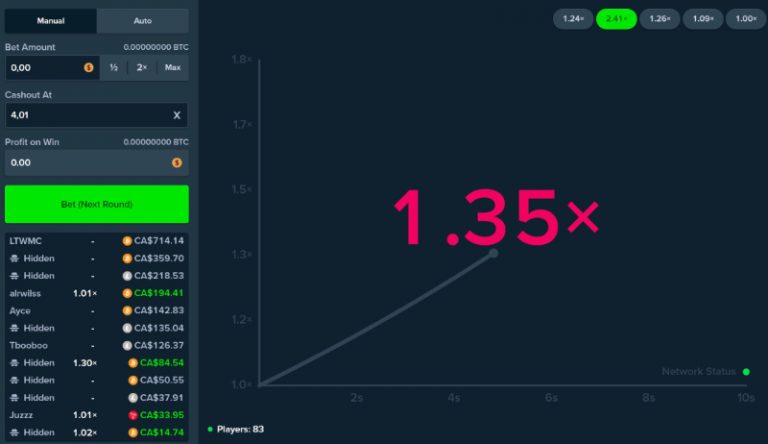 Crash Gambling Game » Stake Original requires Speed & Intuition