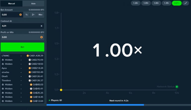 Crash Gambling Game » Stake Original requires Speed & Intuition